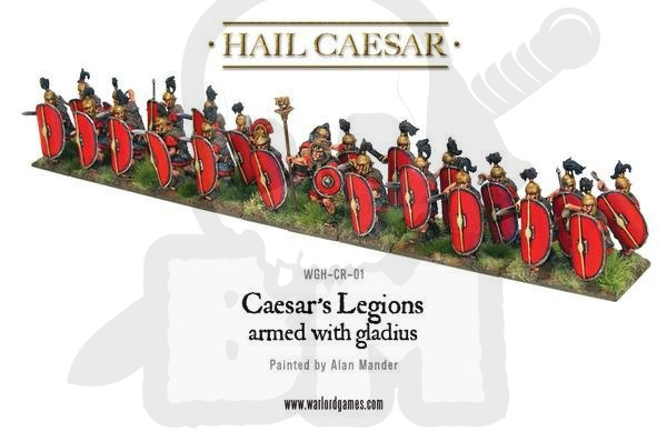 Battle-Models > Caesar's Legions: Romans armed with gladius - 4 szt.